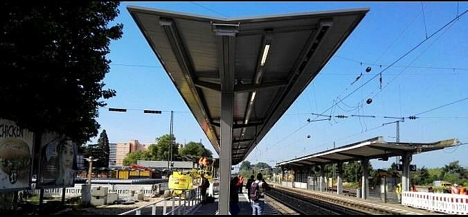 Techos de andén para la estación de Lahr